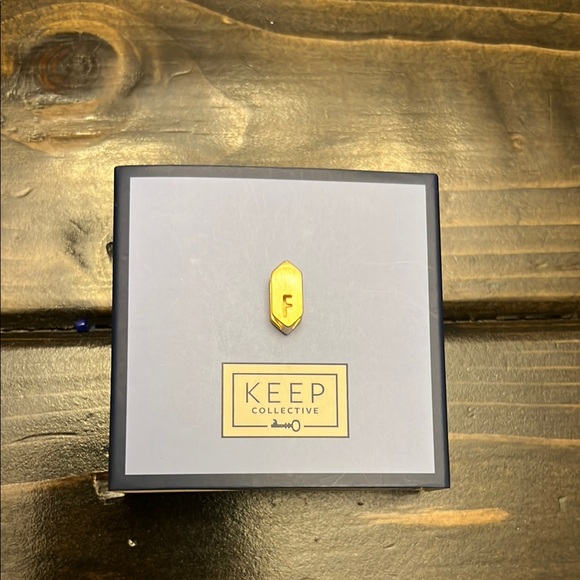KEEP Collective | Jewelry | Keep Collective Gold F Charm | Poshmark